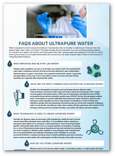 FAQs About Ultrapure Water